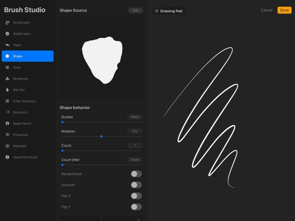How to create brushes in PROCREATE - Digi Lines